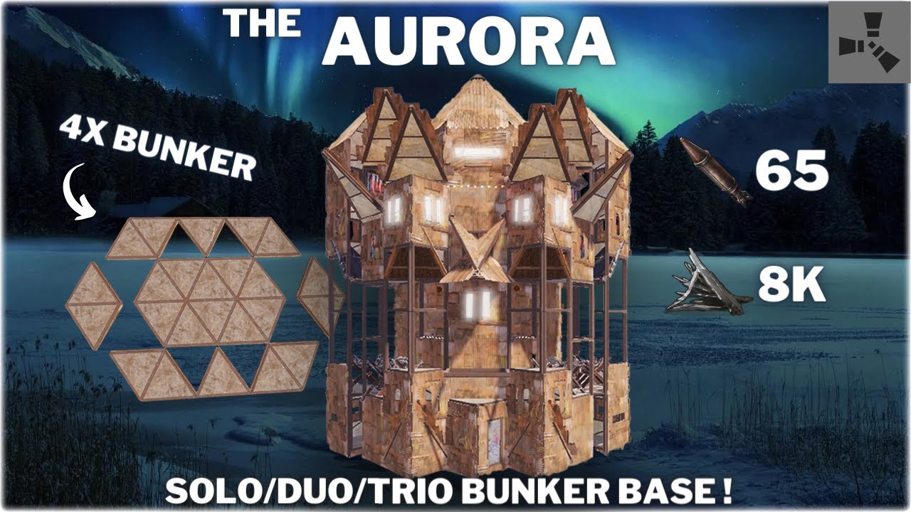 THE AURORA•SOLO/DUO BUNKER BASE DESIGN•4X BUNKER•CHEAP•MINI CHINA WALL ...