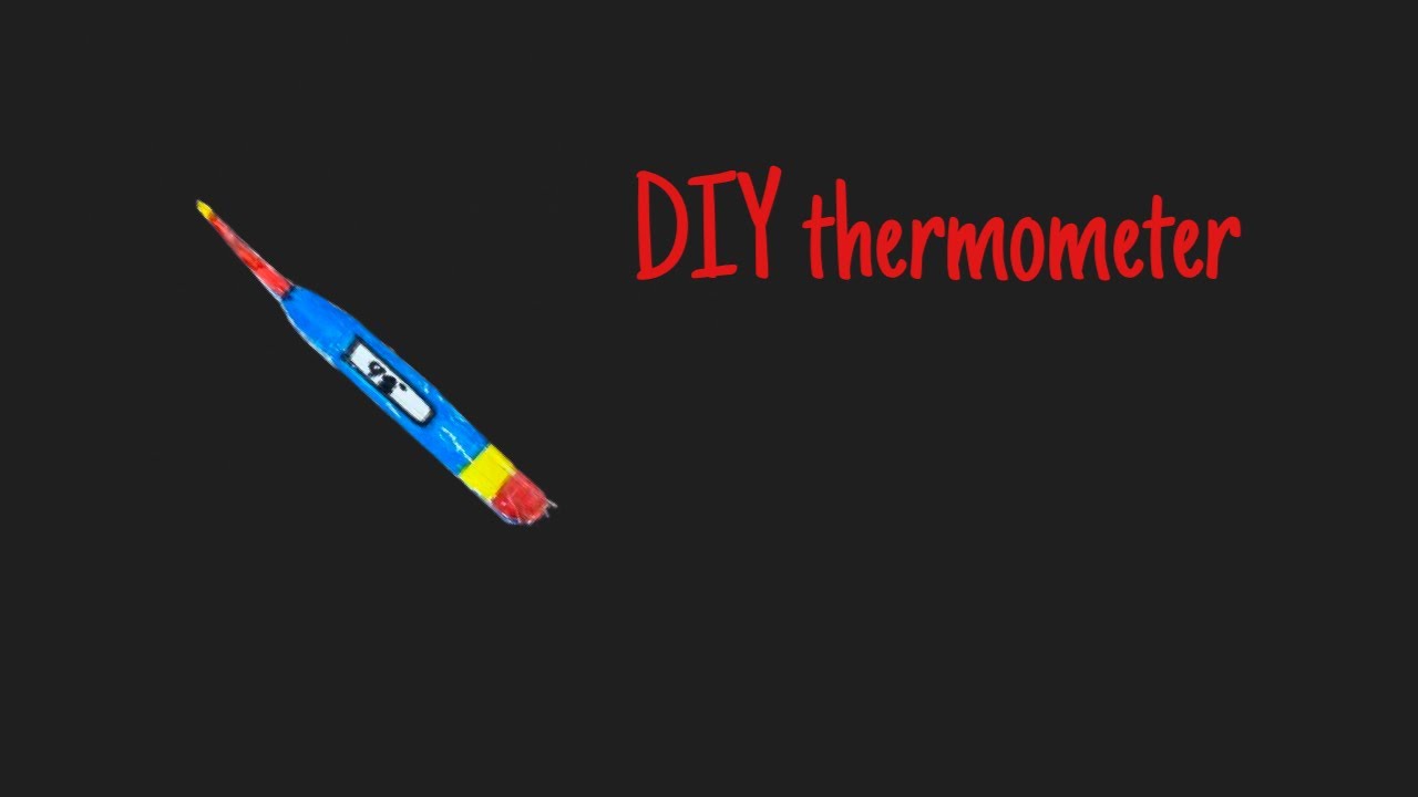 How to make squishy thermometer | easy craft ideas | diy | zarish art ...