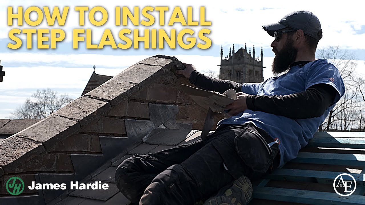 HOW TO INSTALL STEP FLASHING - YouTube