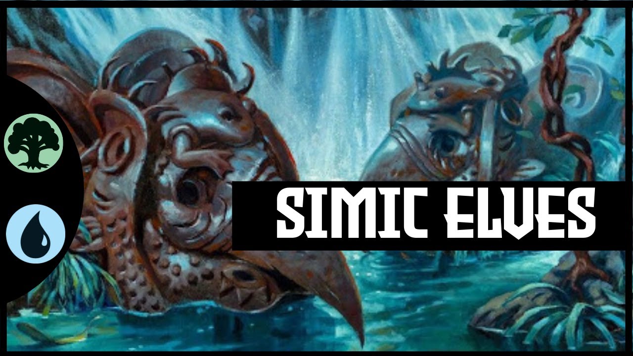 SIMIC ELVES Featuring Reflections of Littjara | Standard Deck Gameplay ...