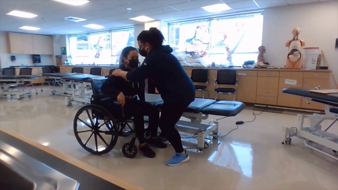 Stand Pivot Transfer with Strong LE Stabilization - YouTube