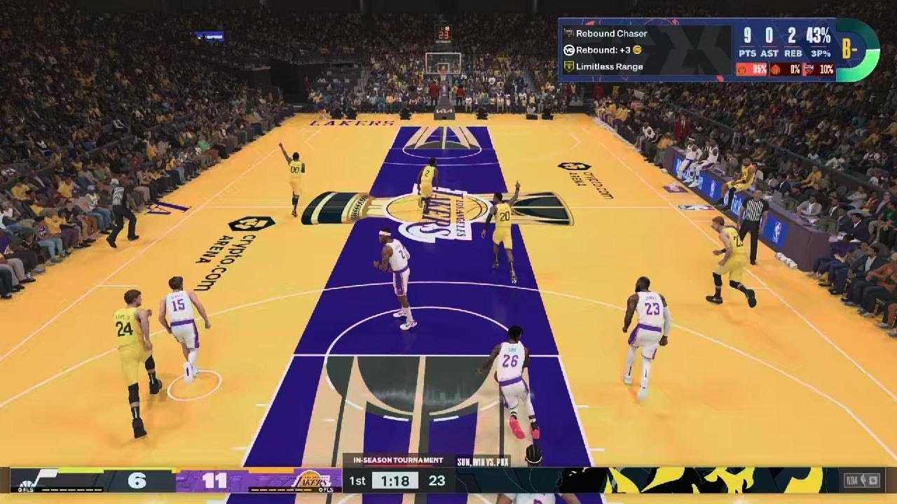 NBA 2K24 PS5 My career Ep7~Was on fire (key game ) - YouTube