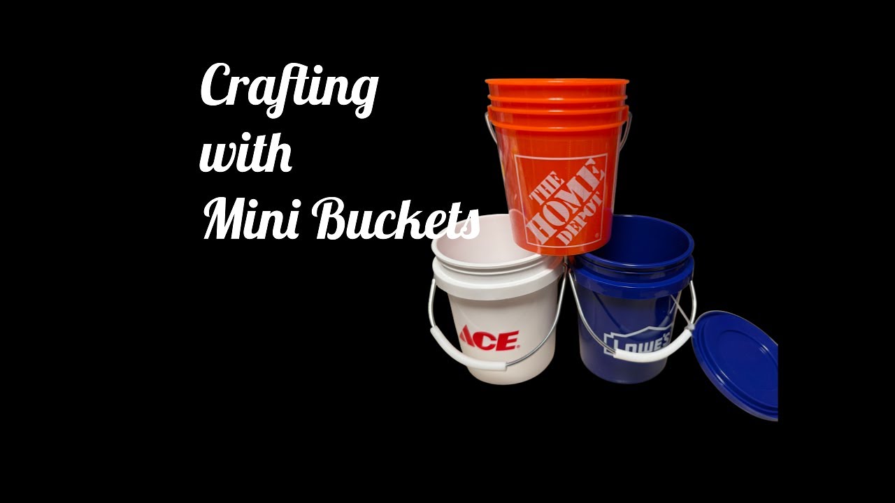 Mini Buckets, Big ideas! DIYs with Lowe's Mini Buckets - YouTube