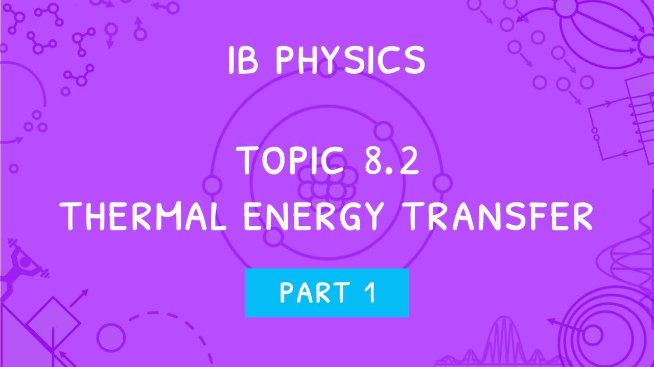 IB Physics Topic 8.2: Thermal energy transfer - Part 1 - YouTube