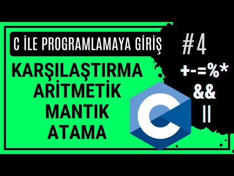 Operatörler ve İfadeler | C Programlama Dersleri #4