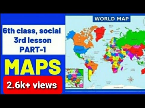 6th class social 3rd lesson MAPS part-1 - YouTube