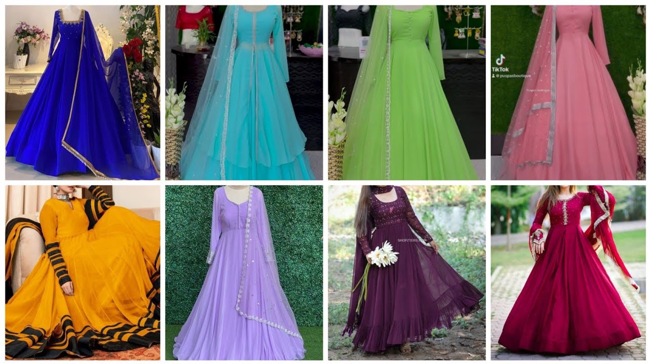 Stylish Long Frock Designs 2025 || Beautiful Long Maxi Frock Designs ...