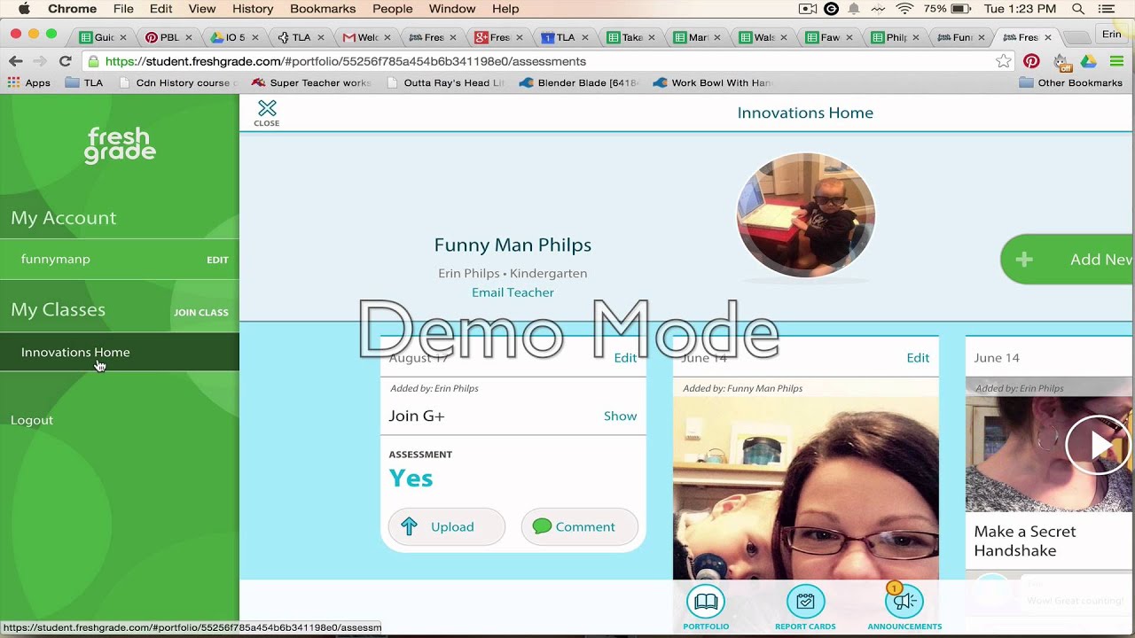 Intro to FreshGrade Student Account - YouTube