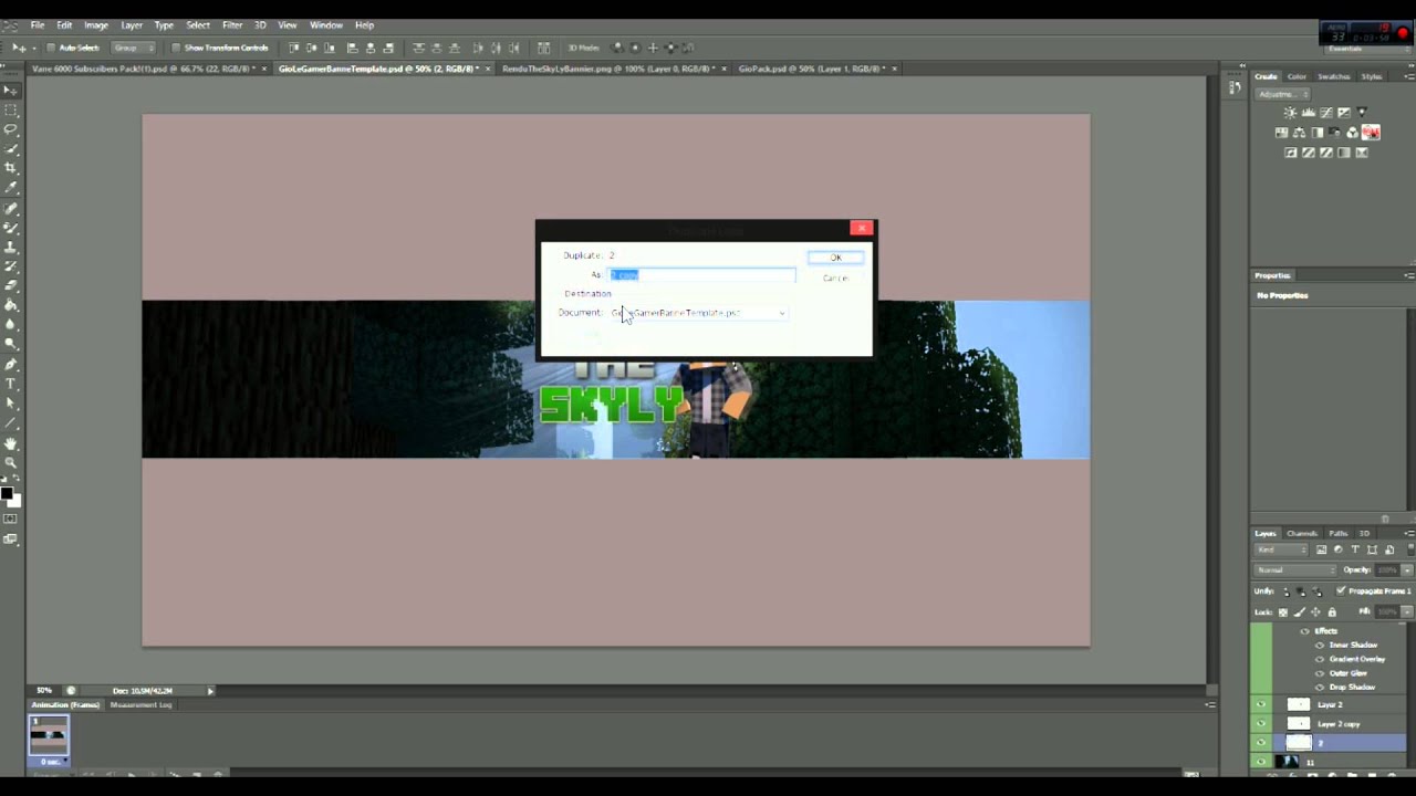Faire une bannière Minecraft Facilement ! - YouTube