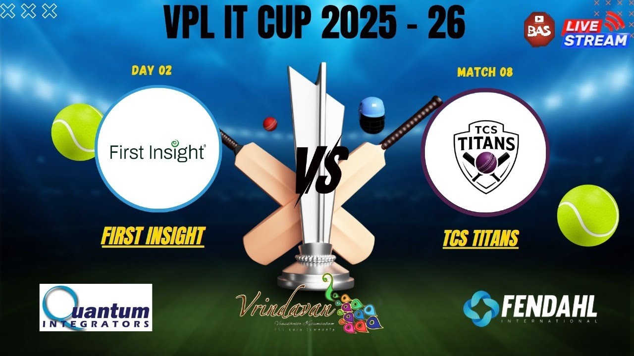 VPL IT CUP 2025-2026 || First insight vs TCS Titans || BAS.india - YouTube