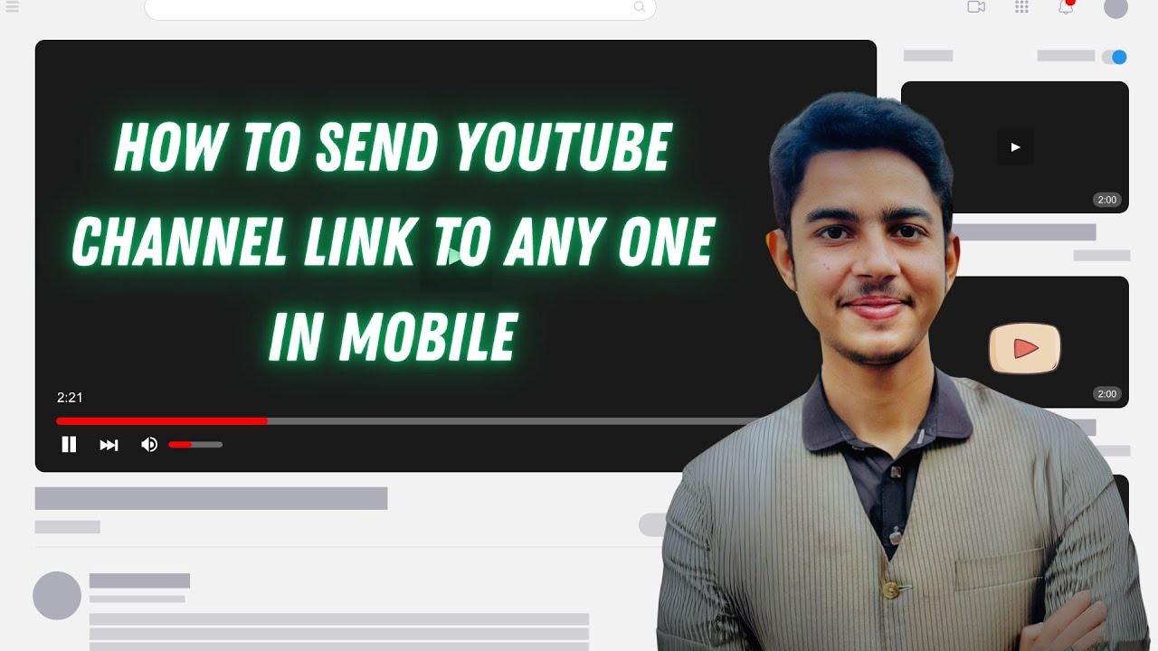 How to Share YouTube Channel Link in Seconds! - YouTube