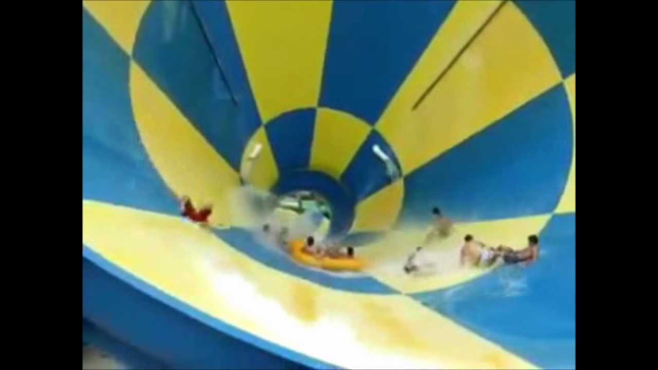 Water Slide EPIC FAIL with Slow Motion! - YouTube