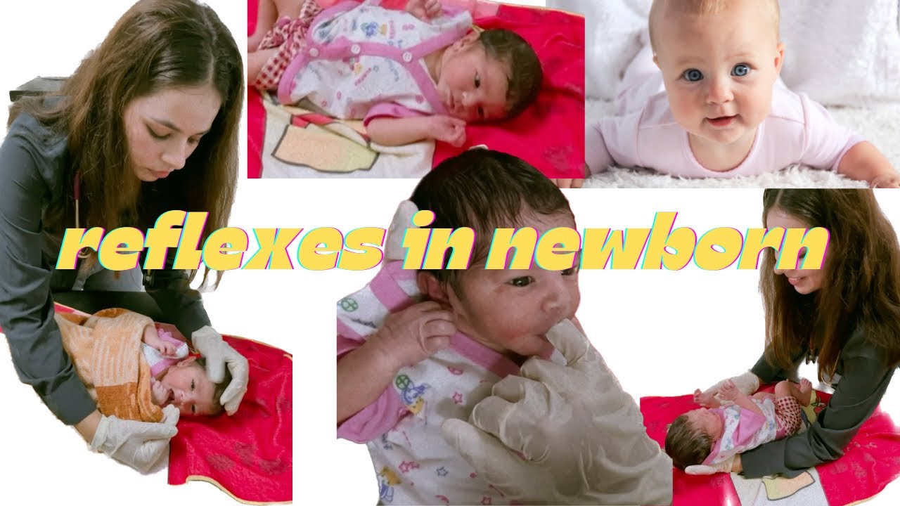 Reflexes in newborn @littleoneshealth - YouTube