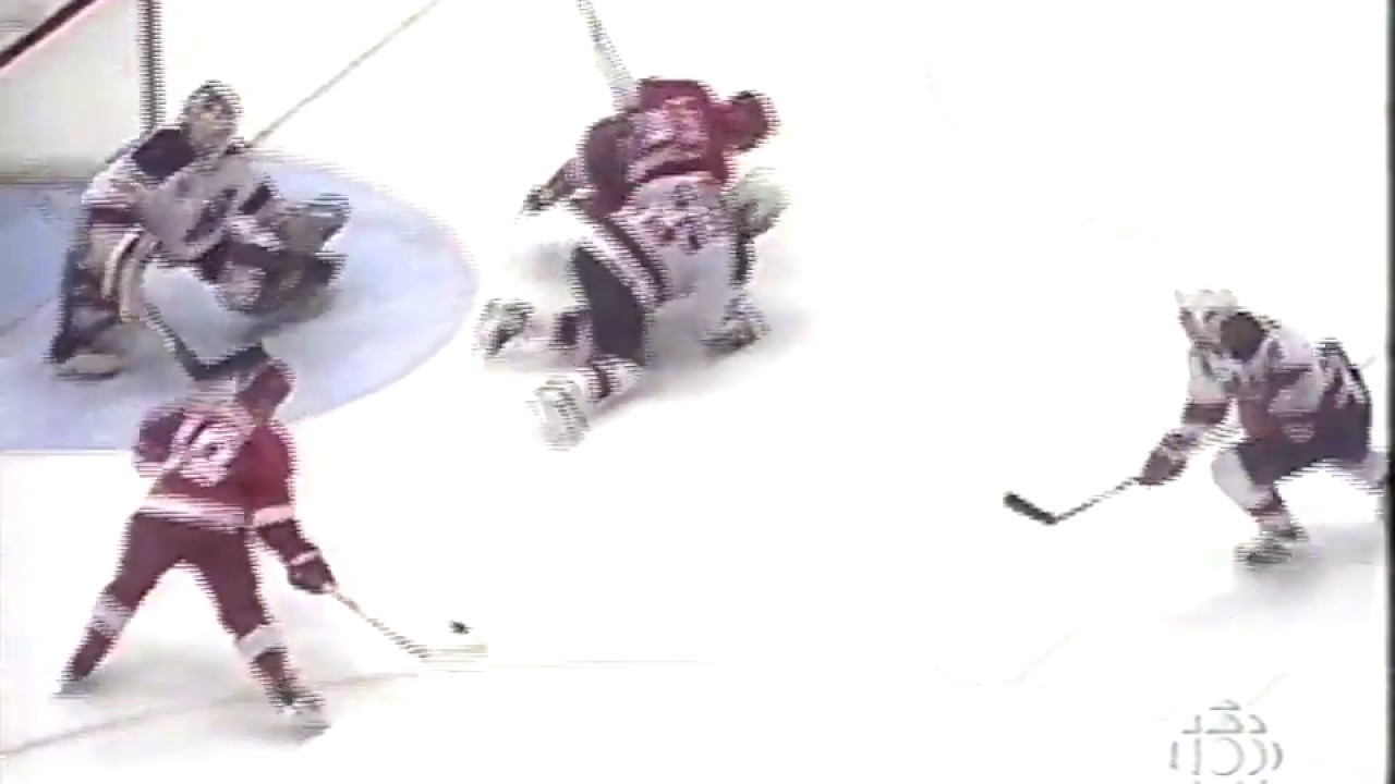 Steve Yzerman Goal - Game 3, 1995 Stanley Cup Final Devils vs. Red ...