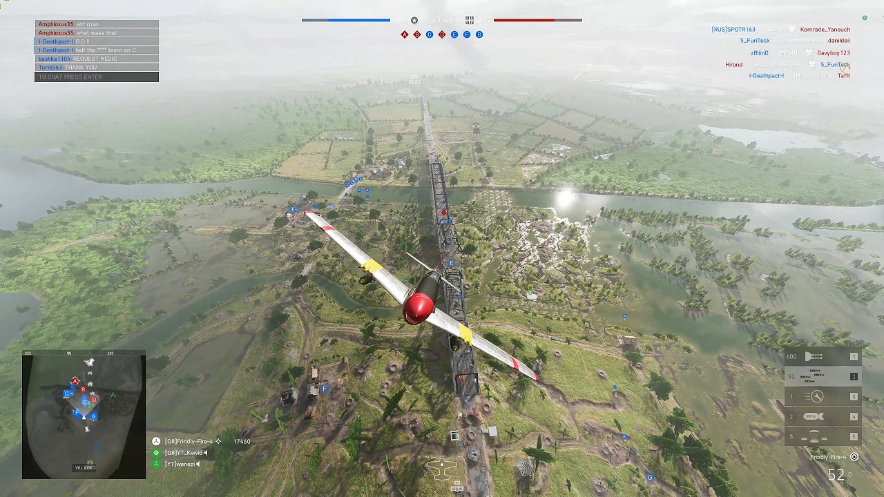 Mustang P51K Plane | Twisted Steel Map | 44-0 | Battlefield V Full Game ...