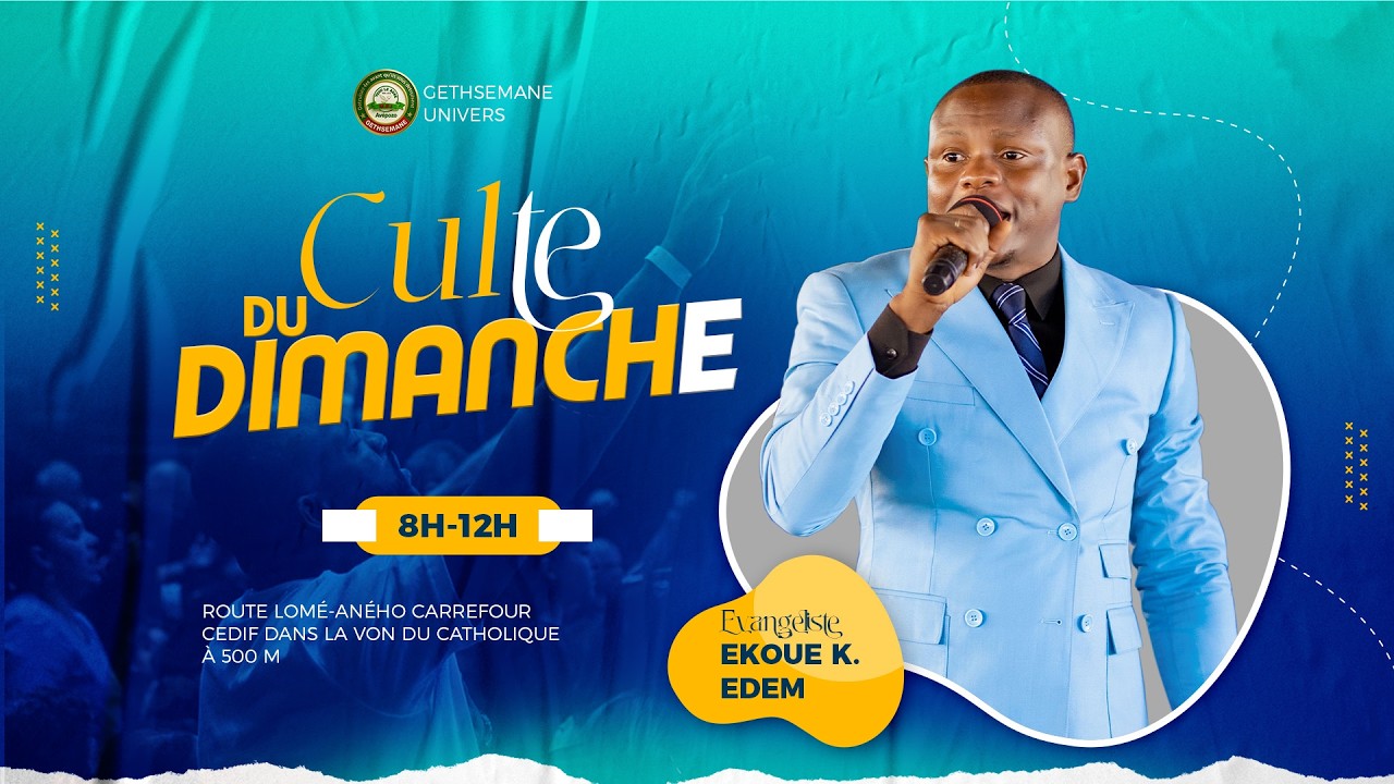 CULTE DU DIMANCHE - L'ONCTION QUI BRISE LES JOUGS - YouTube