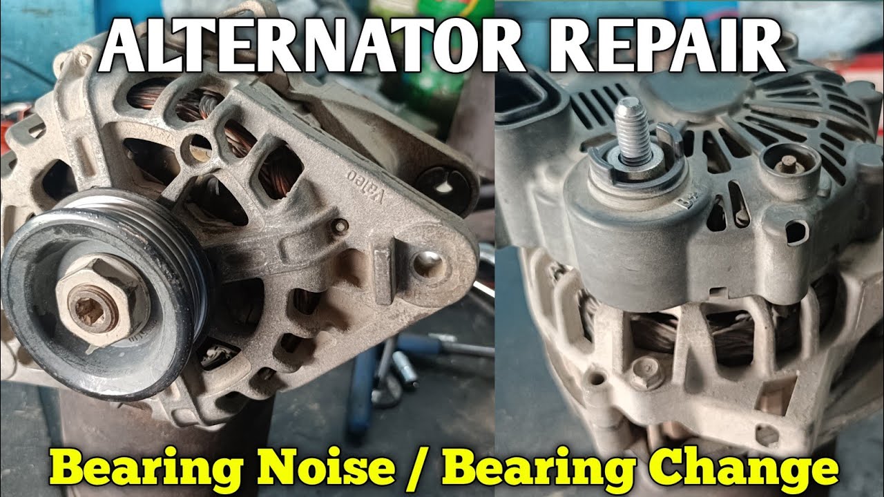 Hyundai Accent Alternator Repair/ Bearing Noise How To Change Bearing ...