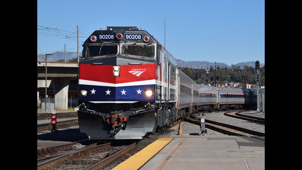 AMTK 90208 in Los Angeles - YouTube