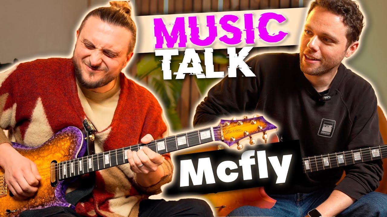 On parle de sa nouvelle guitare avec DAVID (MCFLY), et on est nuls en ...
