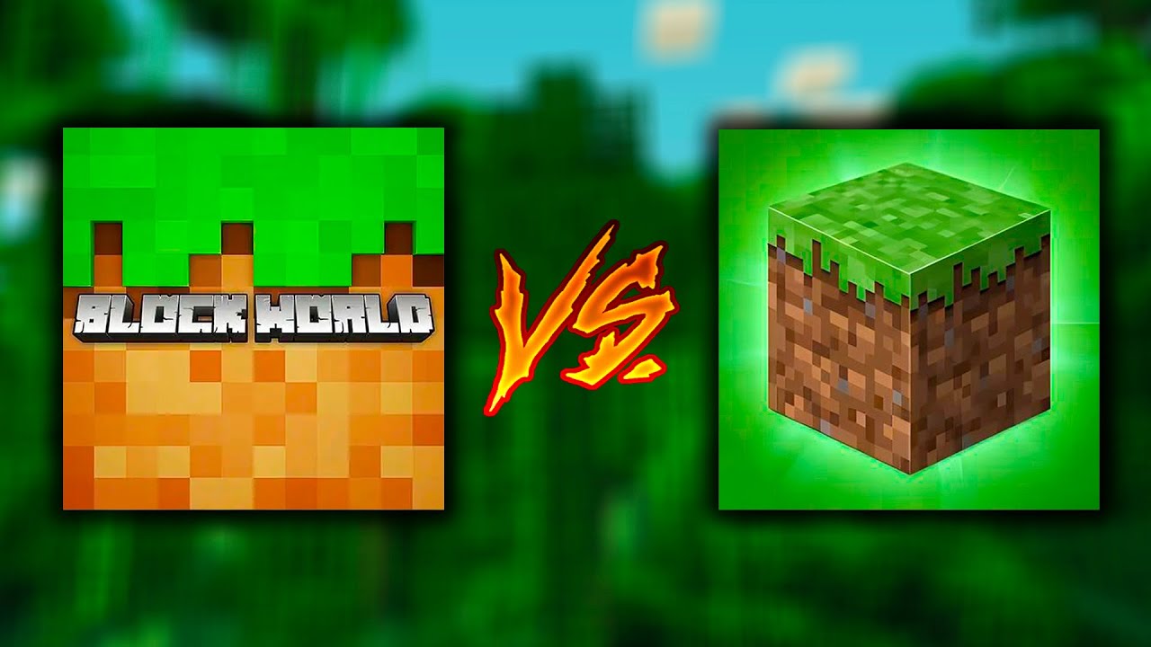 BLOCK WORLD 3D VS BUILD BLOCK CRAFT - YouTube