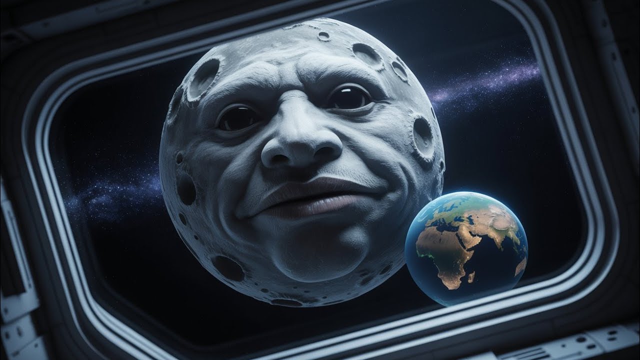 The Moon wakes up (cosmic horror/astrophobia animation)#horror # ...