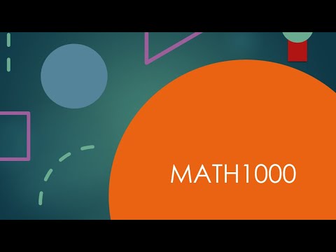 MATH1000 - Unit 1 - Video 3 of 3 - YouTube