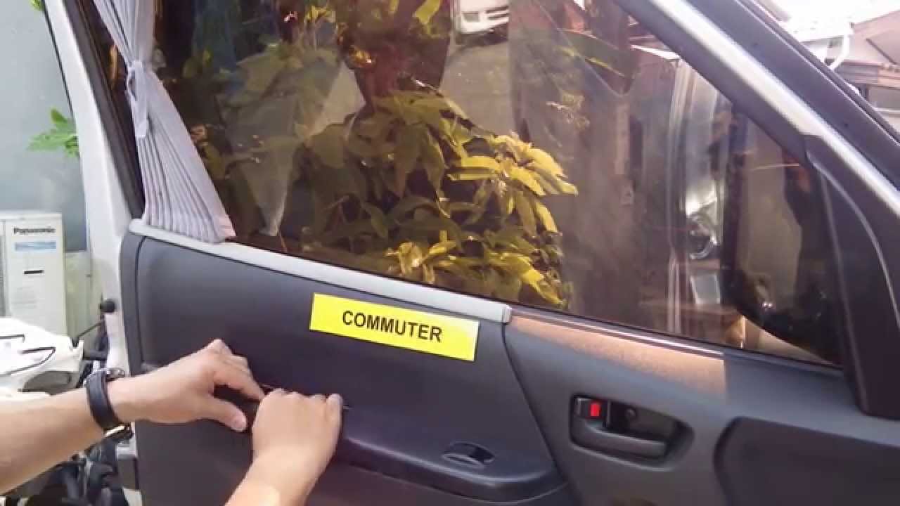 Car-Use Power Window Auto One Touch: TOYOTA HIACE / COMMUTER - YouTube