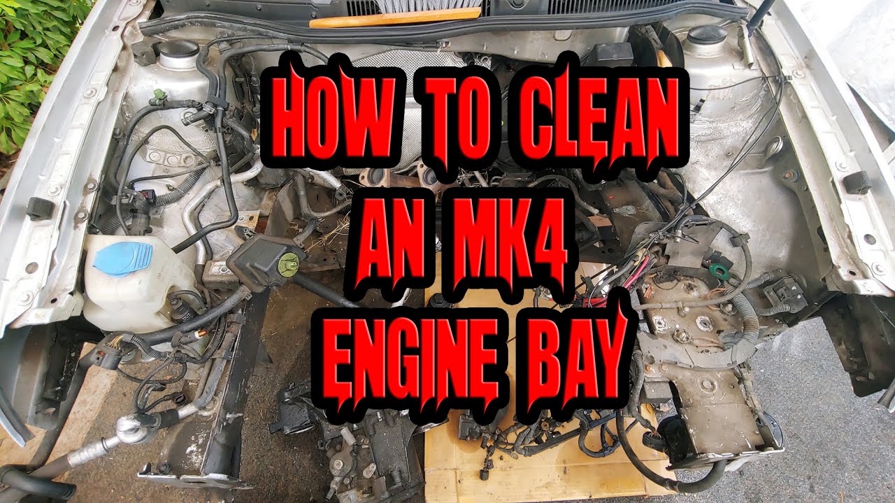 How to Clean an MK4 Engine Bay S7EP6 - YouTube