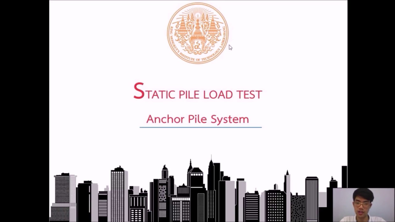 Static load test (Anchor pile system) - YouTube