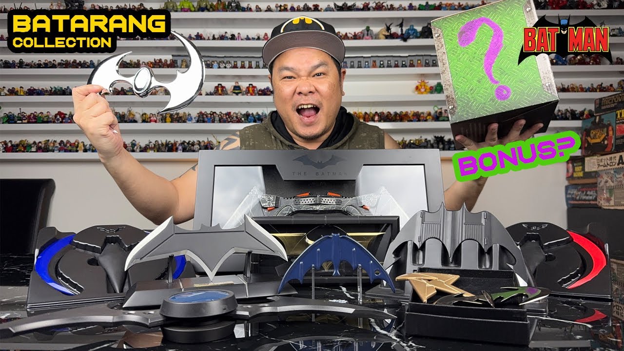 รีวิว BATMAN BATARANG COLLECTION & The Riddler Puzzle Box - YouTube