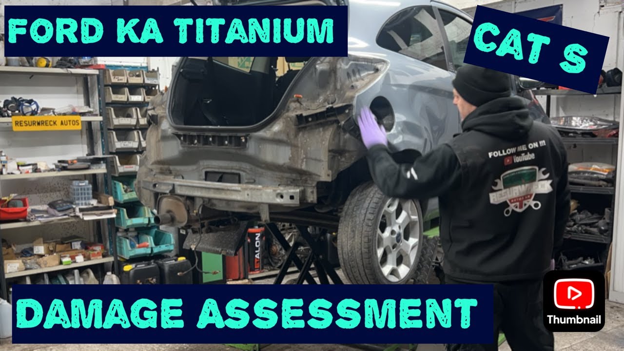 Ford KA Titanium 2012 Cat S Copart Salvage Rebuild Part 1 - YouTube