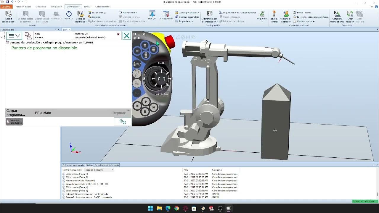 RobotStudio FlexPendant - YouTube