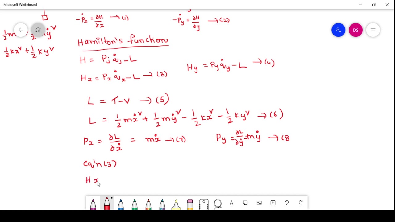 Isotropic Harmonic oscillator using Hamilton's equation of motion - YouTube