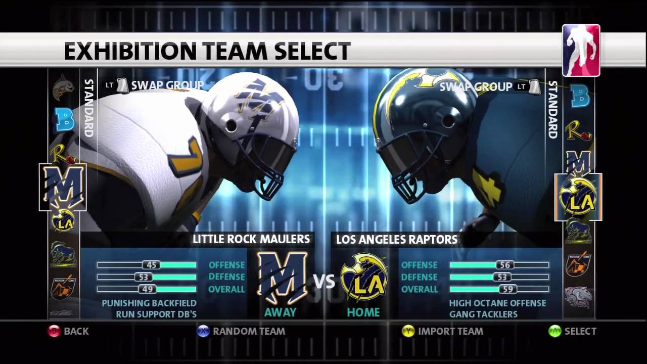 Backbreaker Retail Game - All Teams - Ratings - YouTube