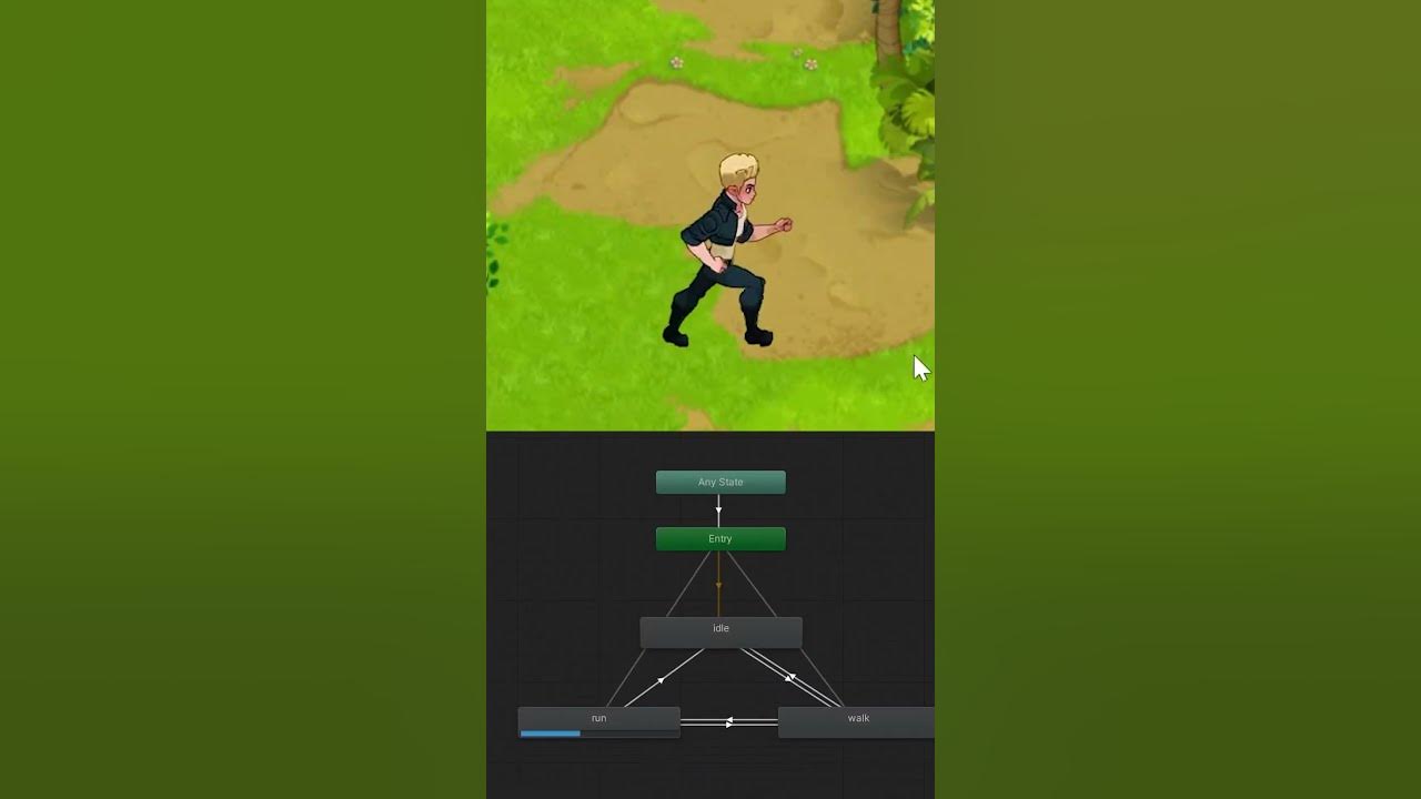 8 Directional Spine 2d Character Moving In Unity With Visual Scripting