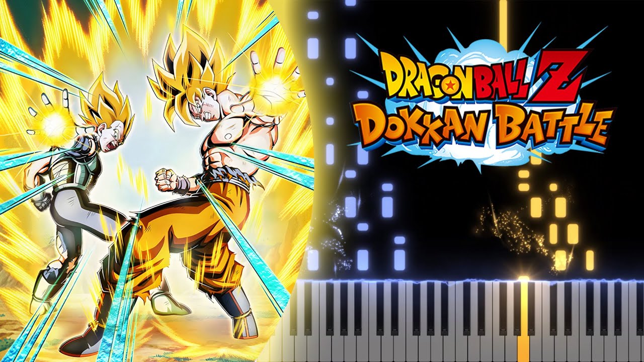 LR AGL SSJ Goku & Vegeta Morale Boost OST - DBZ Dokkan Battle - Piano ...