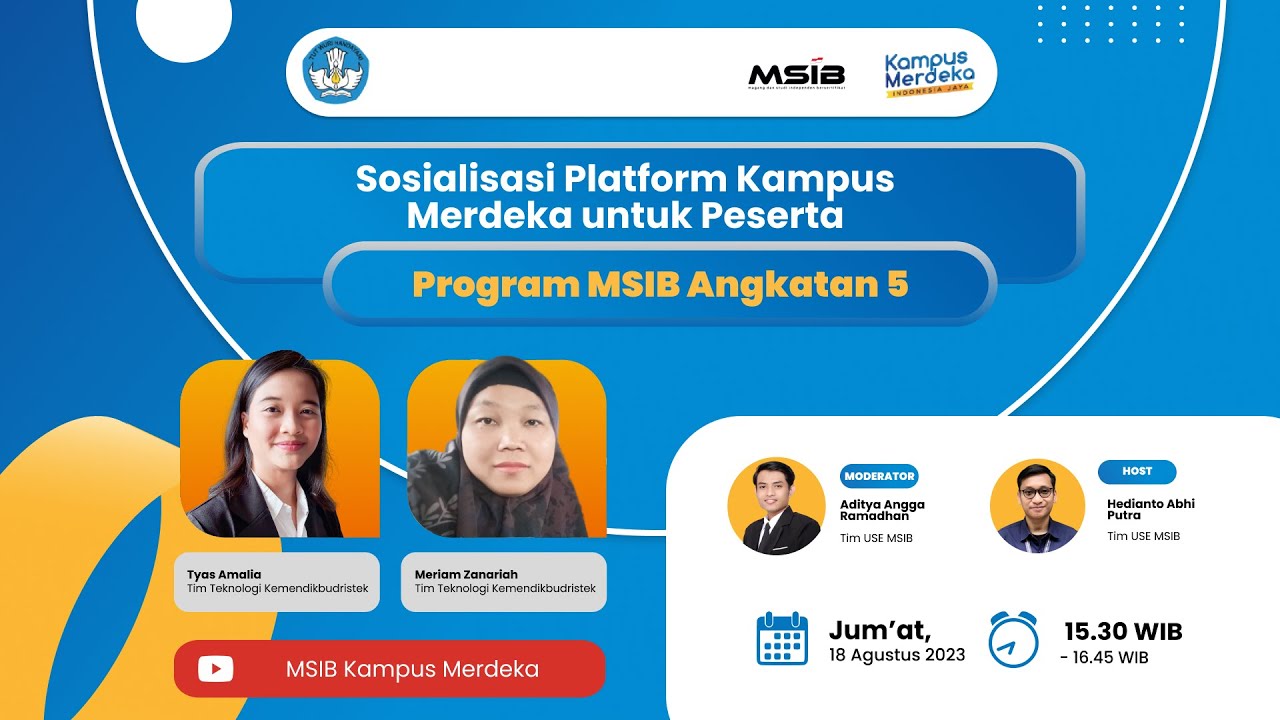 Sosialisasi Platform Mahasiswa Program Magang dan Studi Independen ...