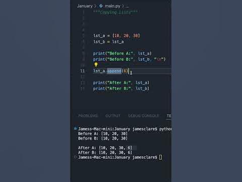 Python 3 | Choose The Right Way to Copy Lists! #python3 #coding #programming - YouTube
