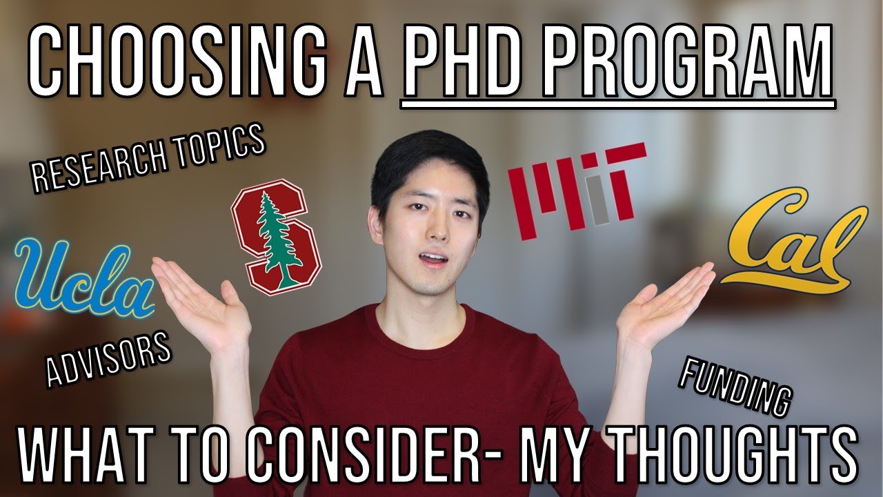 Choosing a PhD Program in STEM: Thoughts and Considerations, Prep for ...