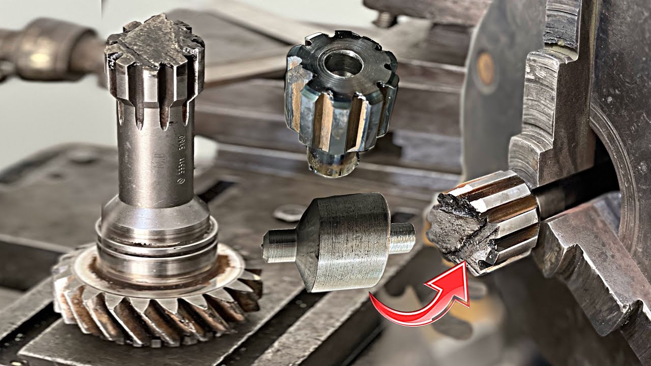 An Amazing Repairing of Broken Transmission input - Shaft with Adorable ...