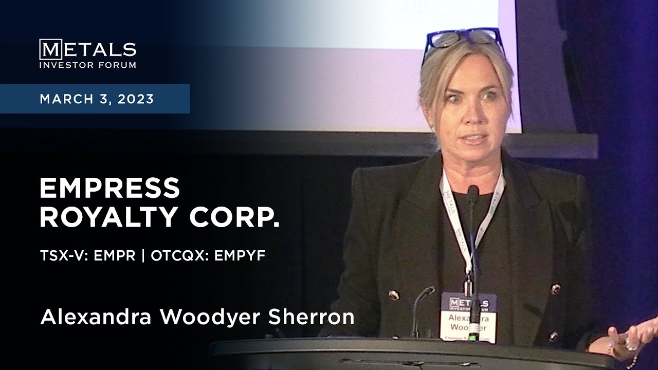 Alexandra Woodyer Sherron of Empress Royalty presents at the Metals ...