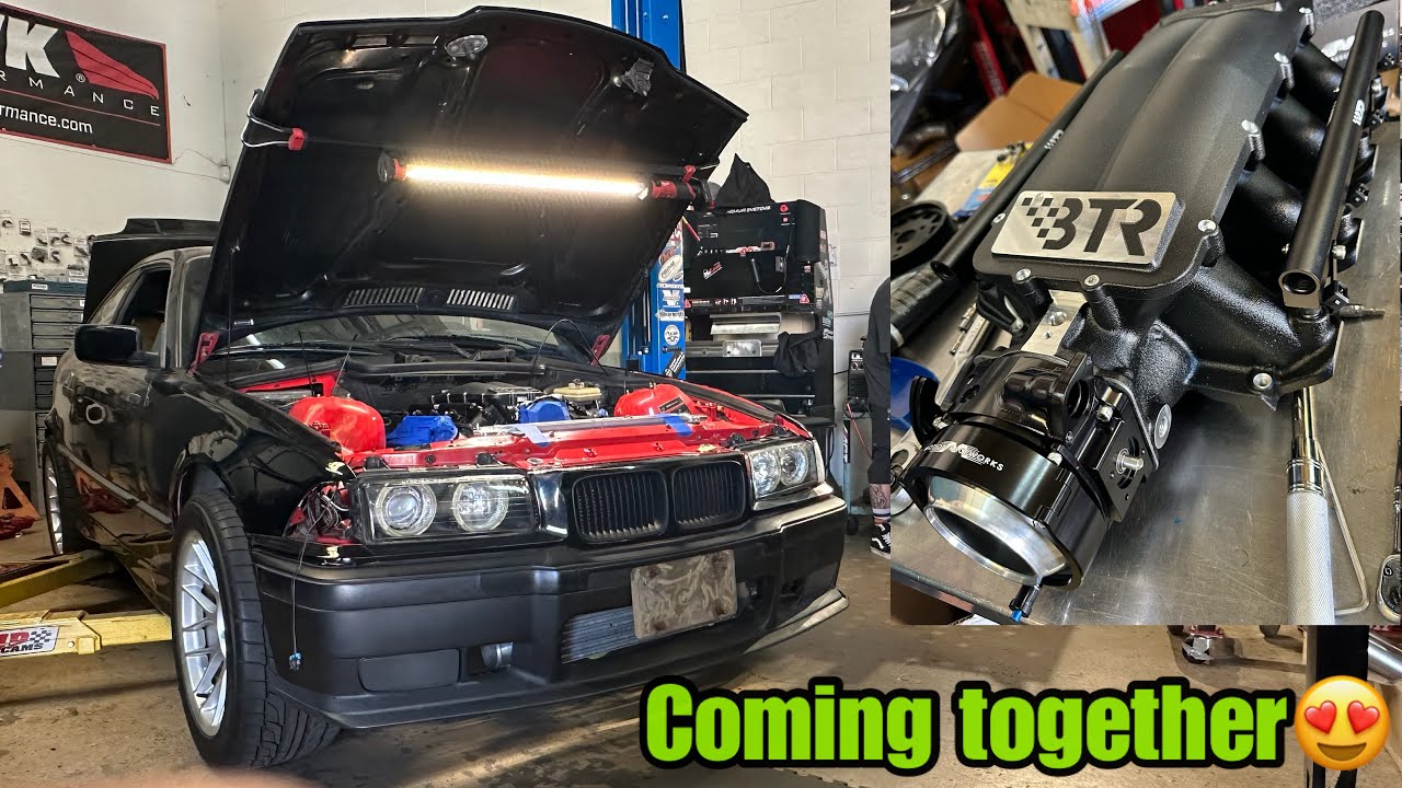 Turbo LS E36 Going Back Together After The BullS***... - YouTube