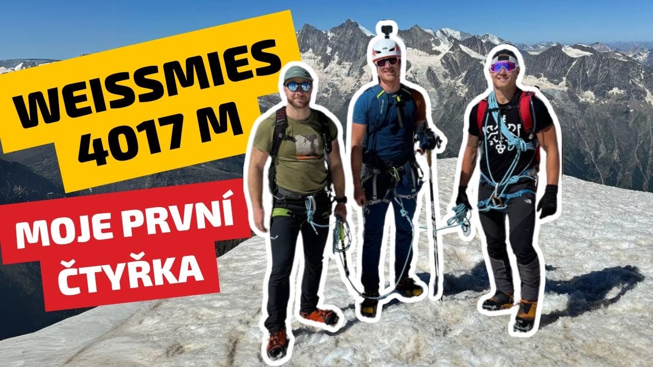 Weissmies 4017 m, Moje první čtyřka! - YouTube