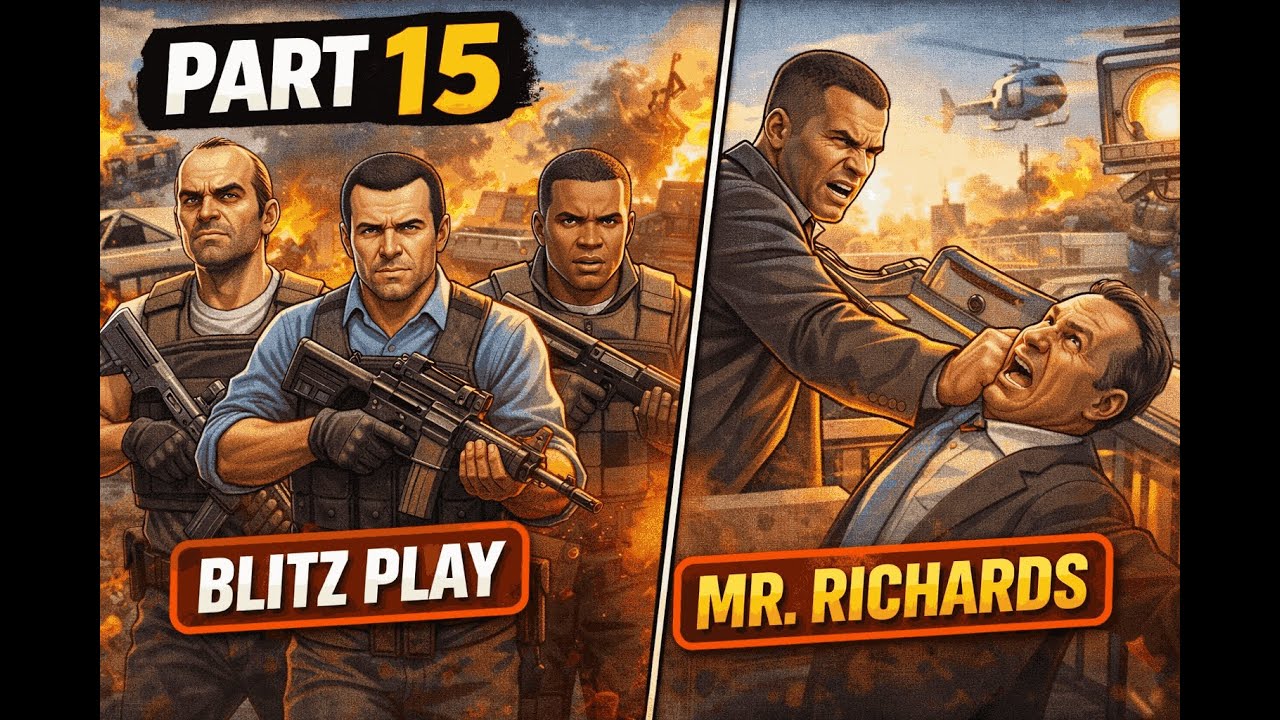 GTA 5 Walkthrough Part 15 – Blitz Play Heist & Mr. Richards | Full ...
