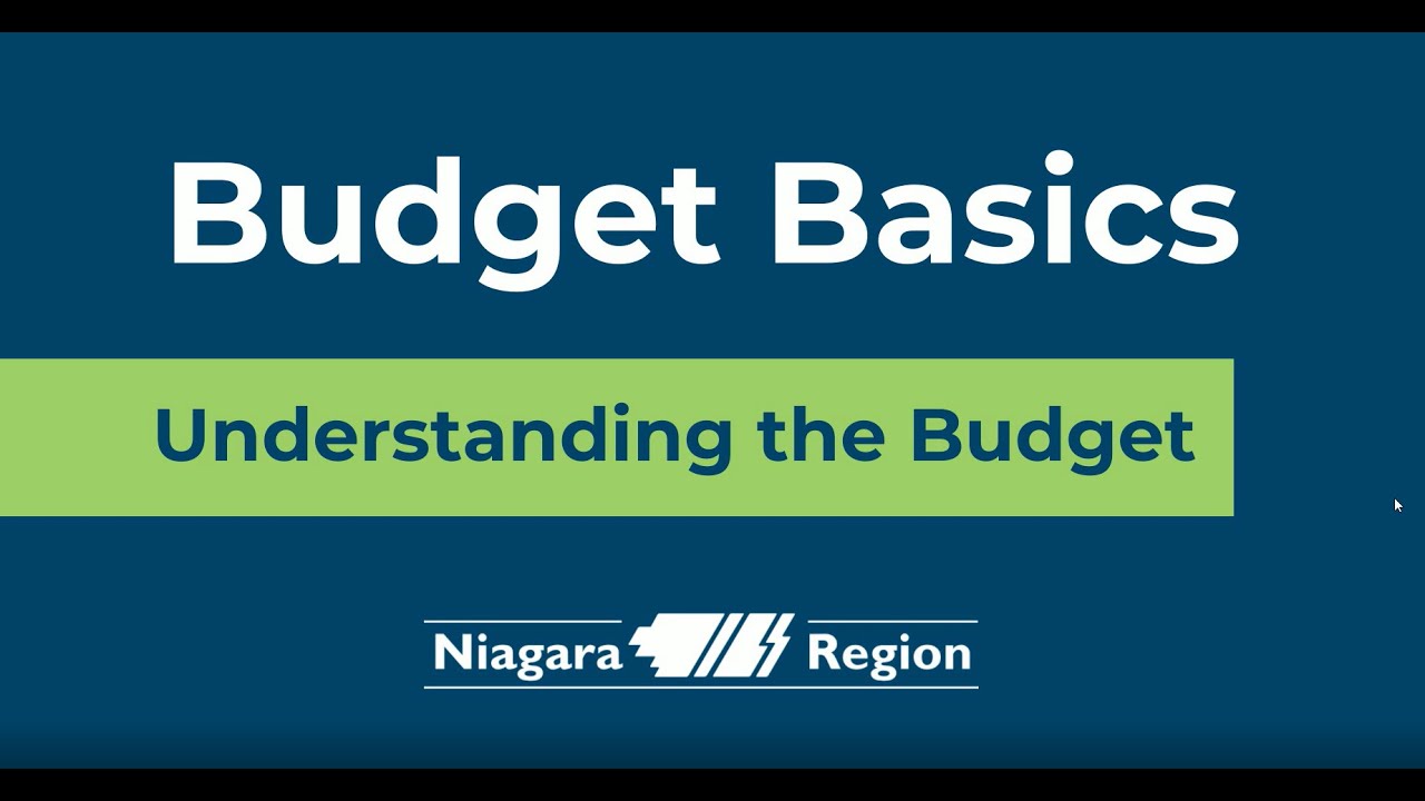 Budget Basics - Understanding the Niagara Region Budget - YouTube