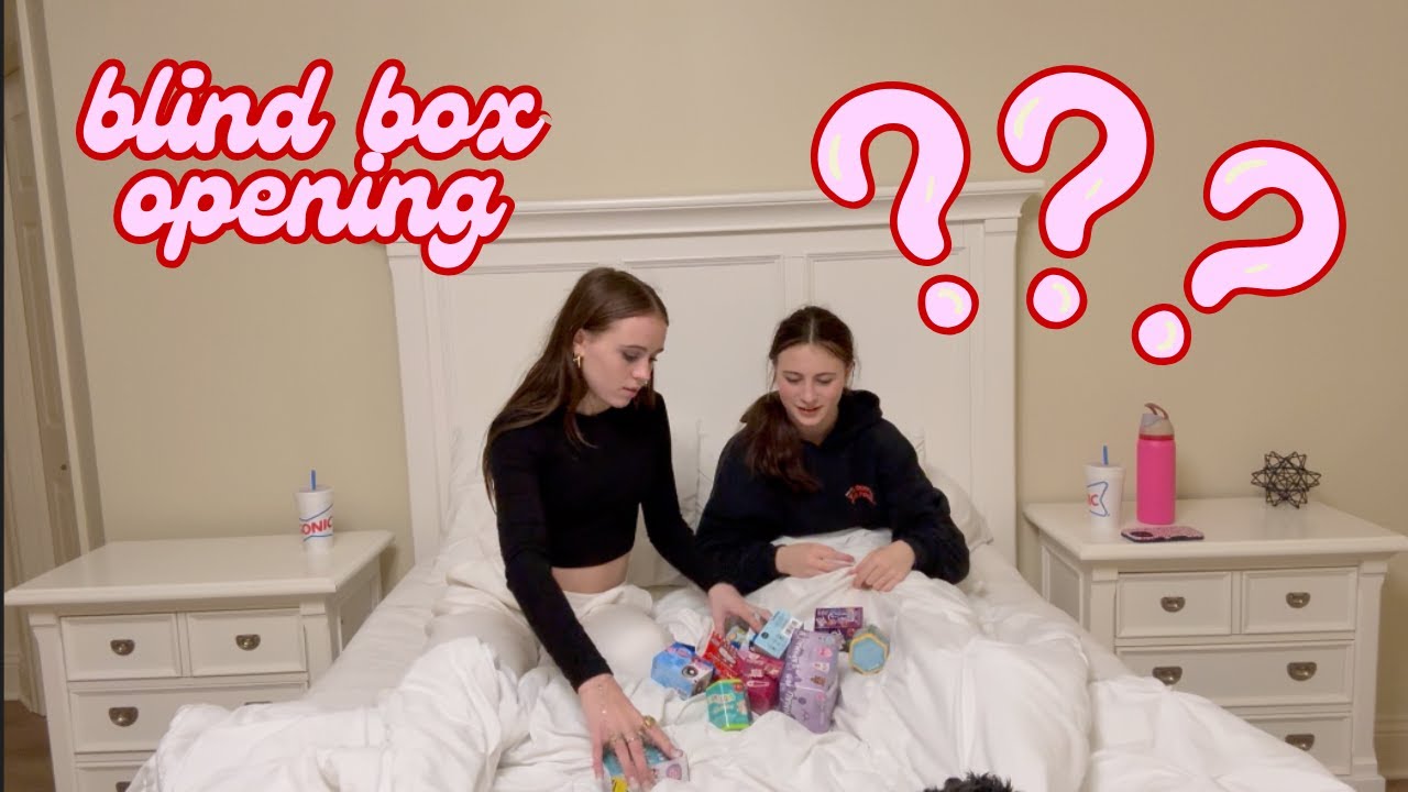 blind box opening with my sister - YouTube