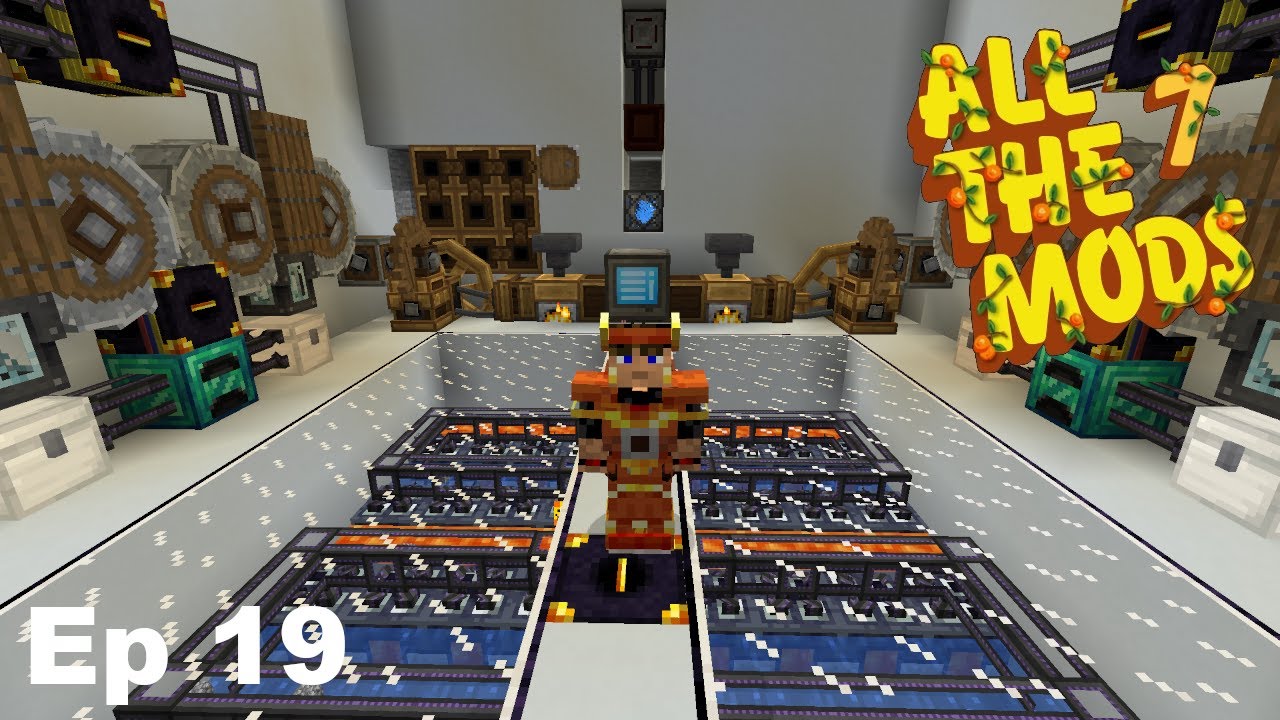 All the mods 7 - Season 2 - Ep 19 Going for Infinite Storage - YouTube