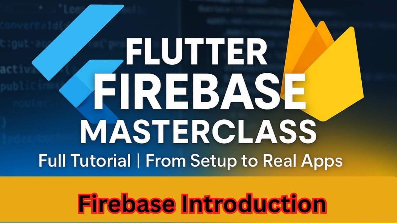 Firebase Introduction #flutterfirebase #firebasetutorial #fluttertutorial #dartprogramming - YouTube