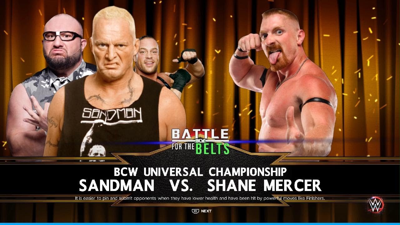 [BCW Adrenaline: BFTB (Ep.27) match 5] Sandman vs Shane Mercer {BCW ...