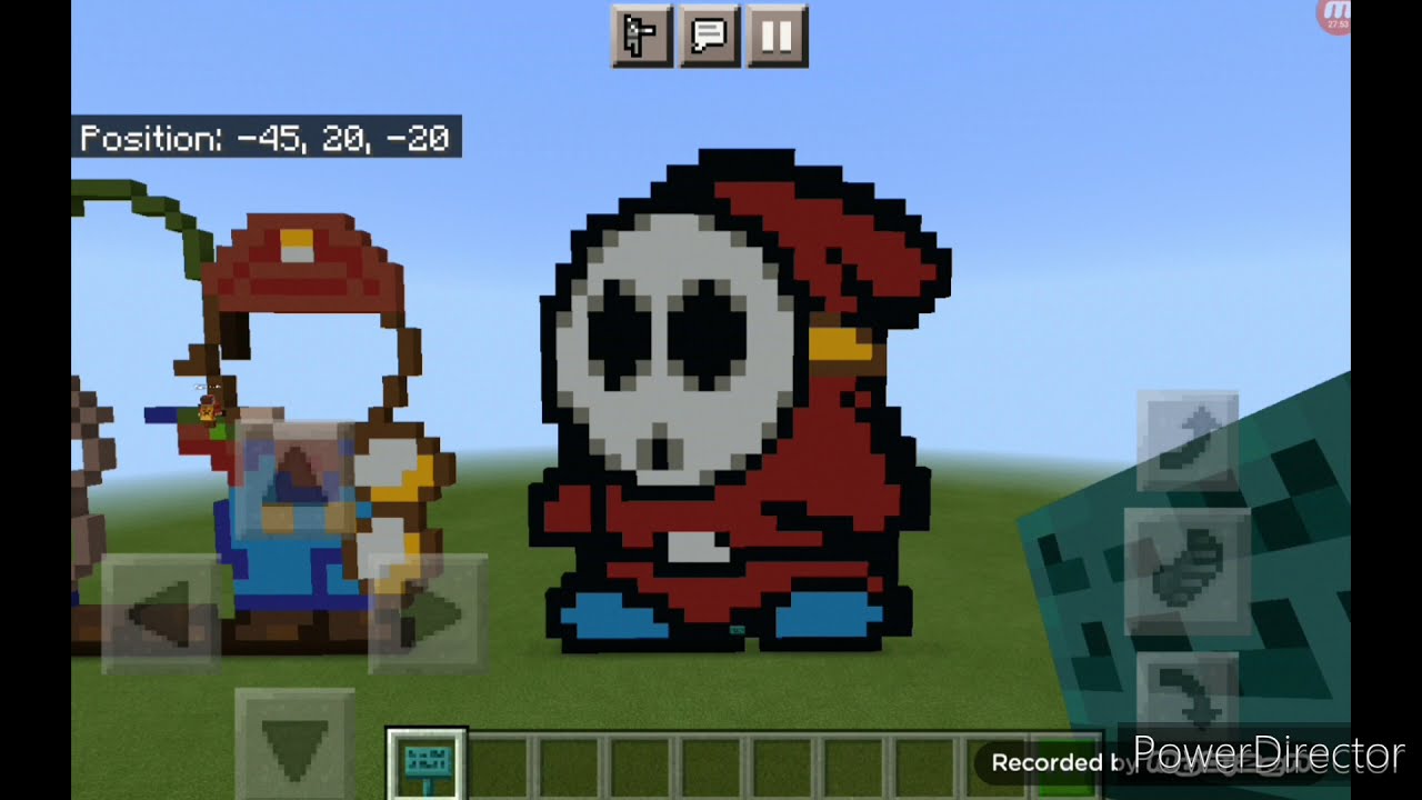 shy guy pixel-art - YouTube